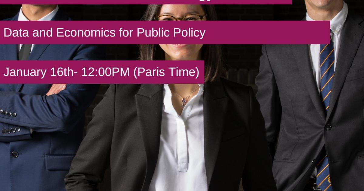 WEBINAIRE Data and Economics for Public Policy program | Programmes Polytechnique